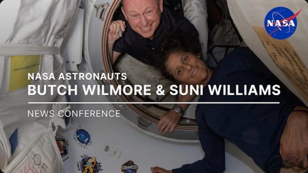 NASA Astronauts Butch Wilmore and Suni Williams news conference | YNUKtv