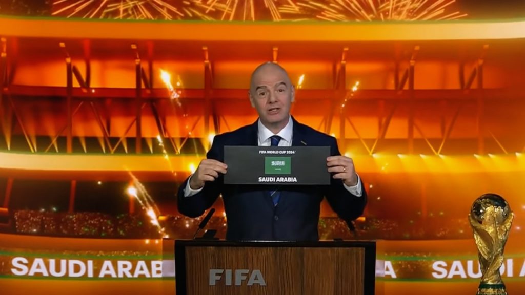 Saudi Arabia confirmed 2034 World Cup Hosts | YNUKtv