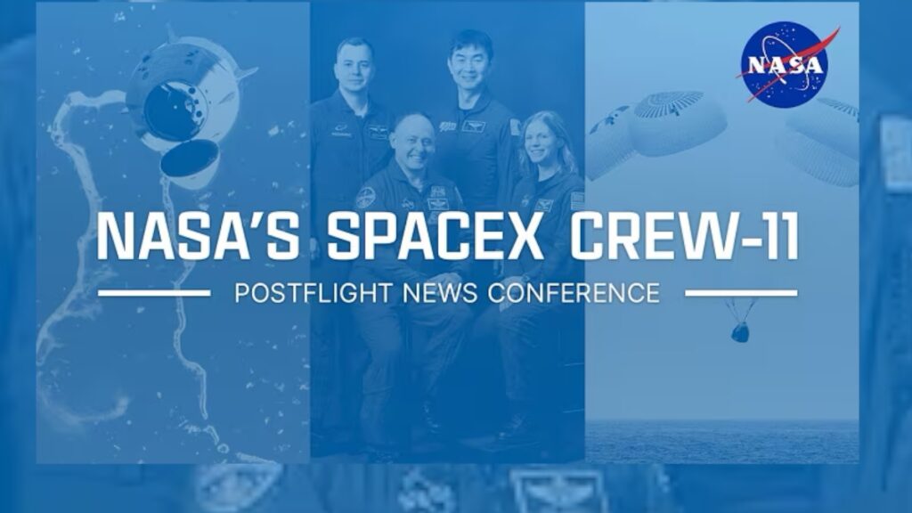 LIVE!! SpaceX Crew 11 Return To Earth Tracker | YNUKtv