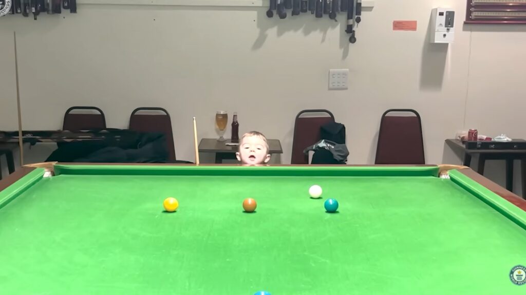 Two Year Old Snooker Genius | Guinness World Records | YNUKtv